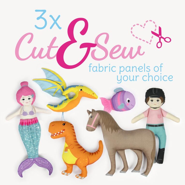 Bundle discount: 3 cut n sew fabric panels of your choice ⋆ kullaloo CA ...