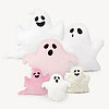 Easy and free ghost pillow sewing pattern (+ smaller plush toy size) ⋆ ...